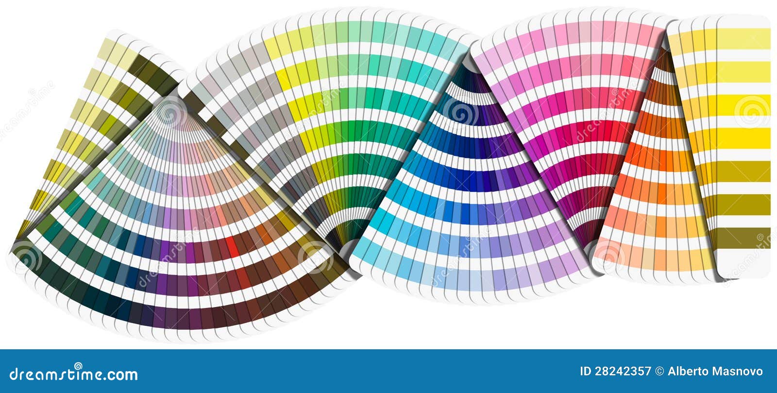 Pantone Color Palette - Background Stock Illustration - Illustration of ...