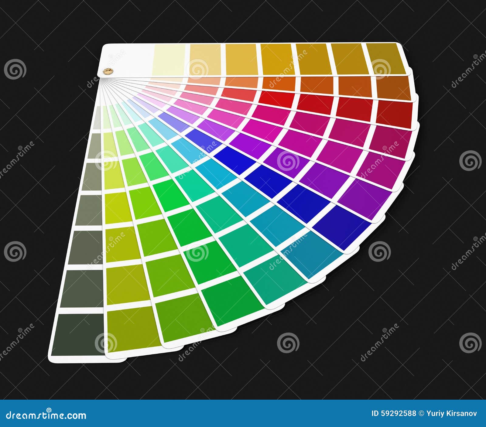 Pantone Color Palette Guide (clipping Path Included) Stock Photo ...