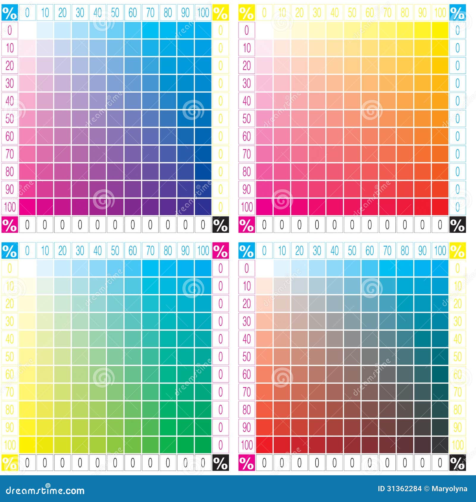 Pantone Colors Sampler Spotlighted On Black Background Royalty-Free ...