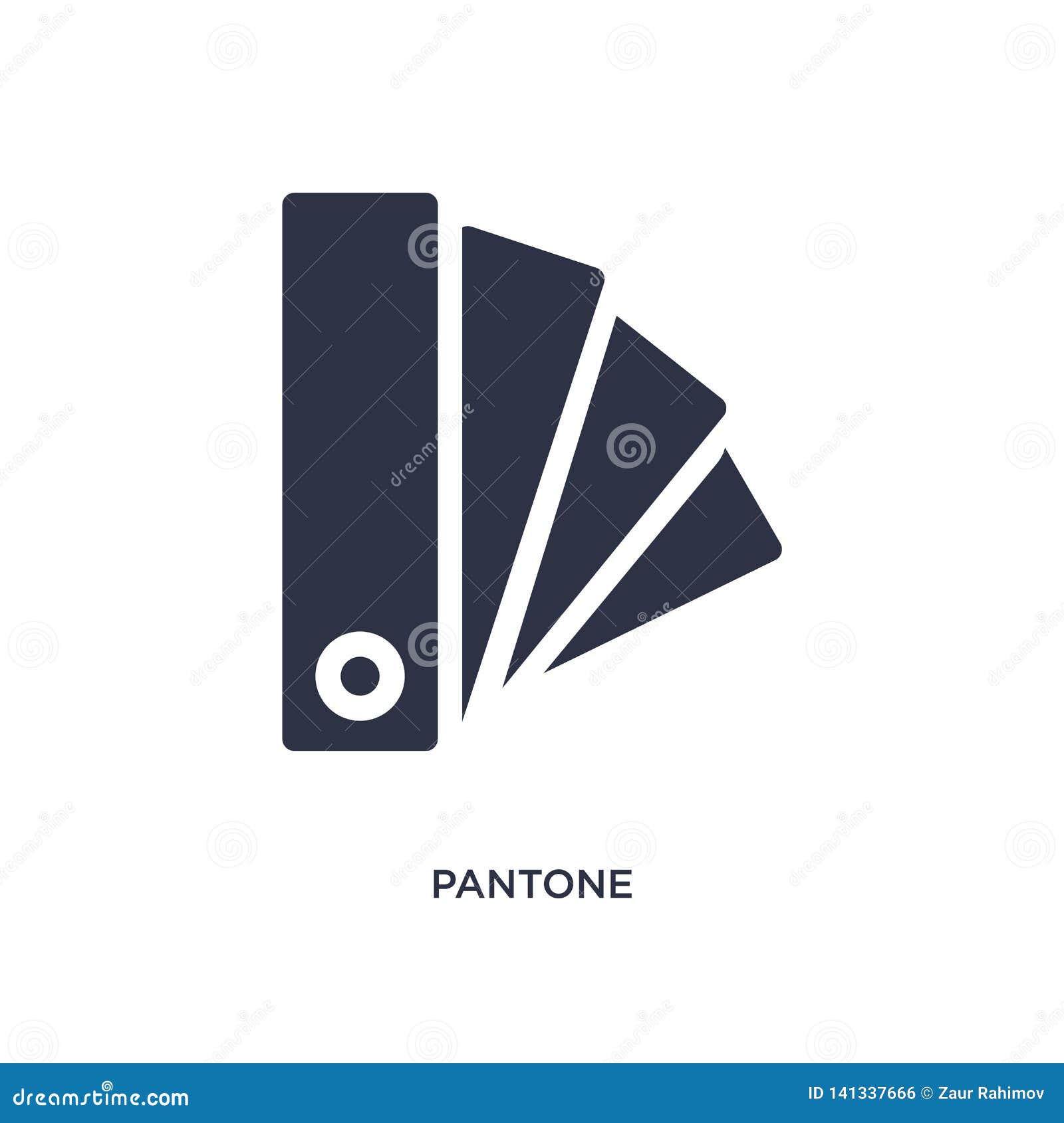 Pantone Icon Vector Sign And Symbol Isolated On White Background ...