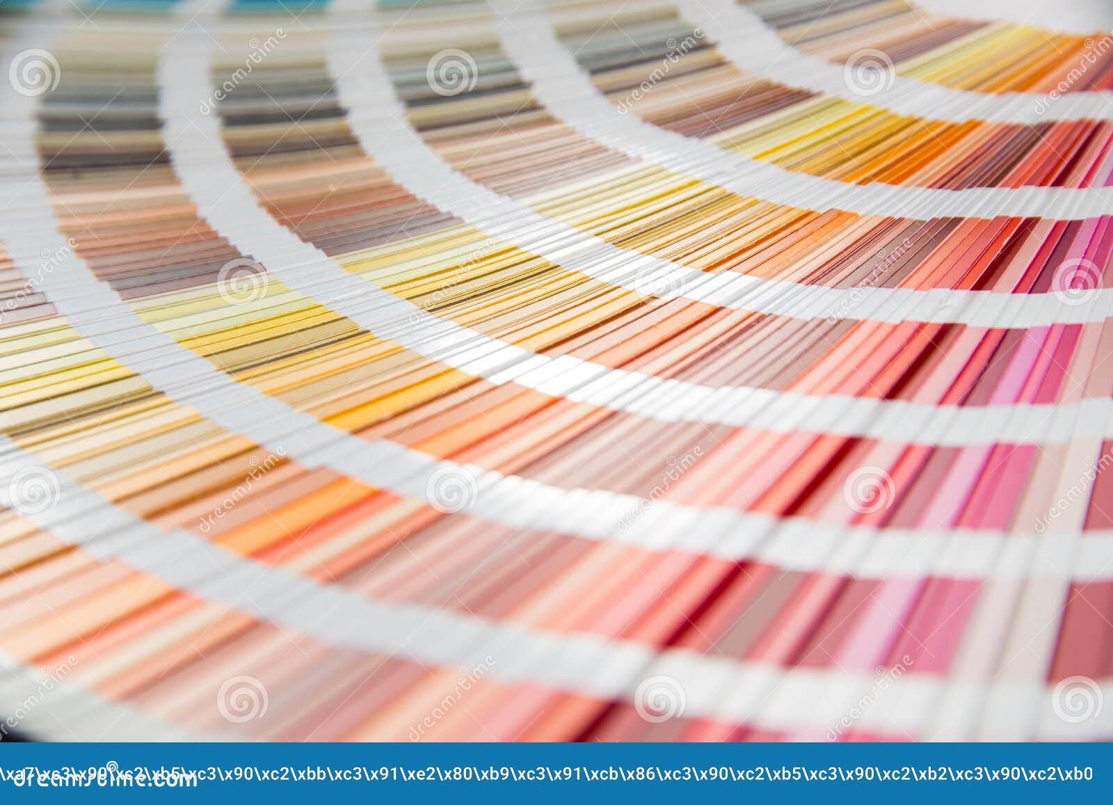 Panton, Multi-colored Strips of Paper, Standard Stock Photo - Image of ...