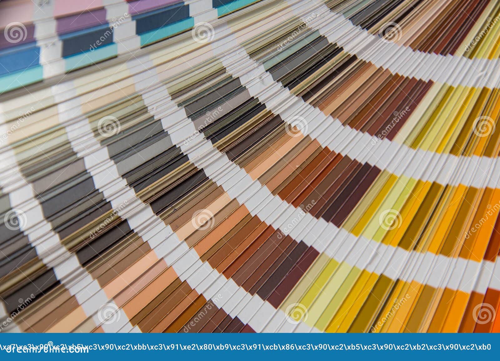 Panton, Multi-colored Strips of Paper, Standard Stock Image - Image of ...