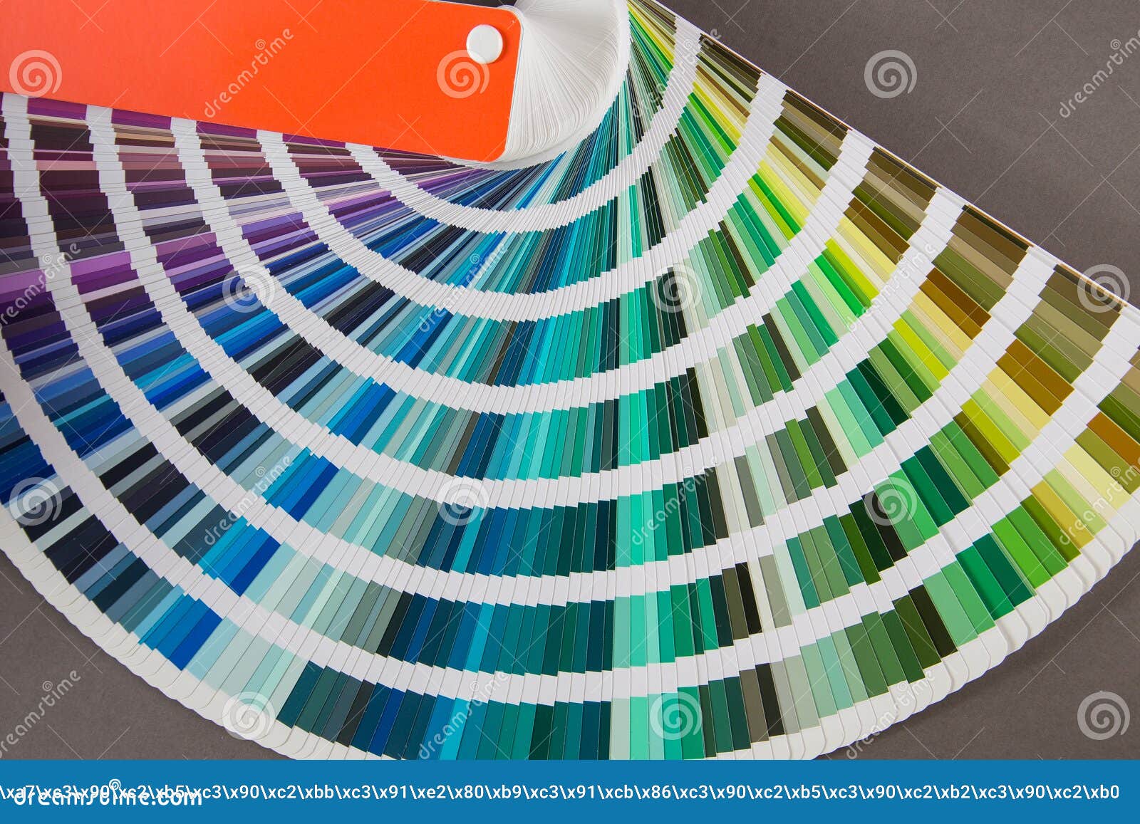 Panton, Multi-colored Strips of Paper, Standard Stock Photo - Image of ...