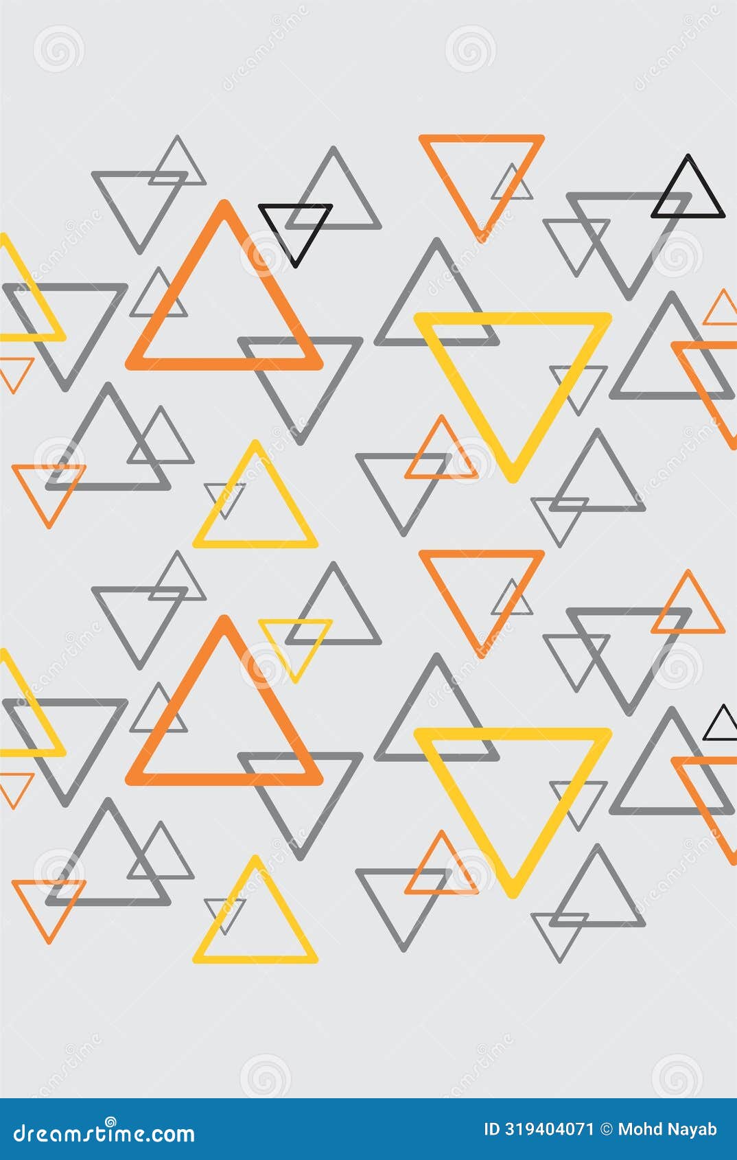 Pantone Triangles Pattern Nordic Style Rugs Vector Cdr X6 Stock Vector ...