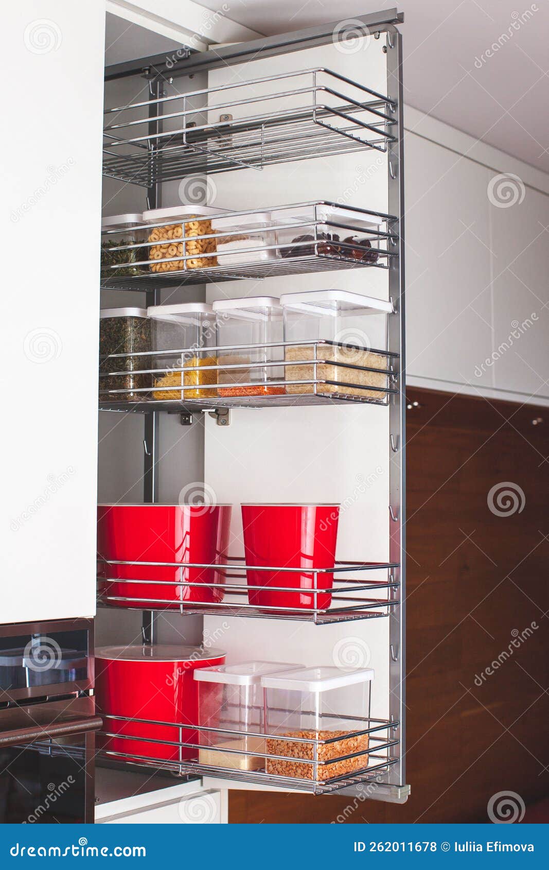 Order in the Kitchen. Storage System. Stock Photo - Image of zeus ...
