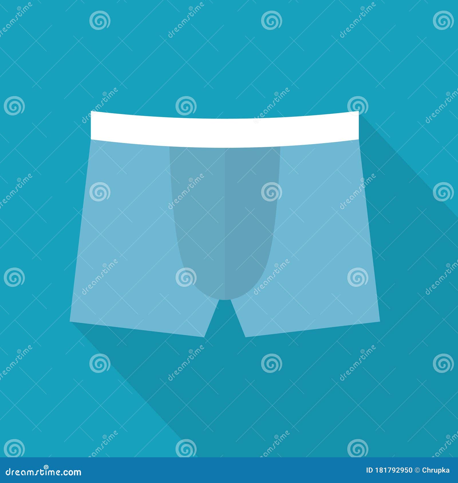 Pants boxer shorts icon stock vector. Illustration of underwear - 181792950