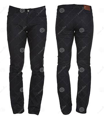 Pants front and back stock image. Image of fashionable - 99237335