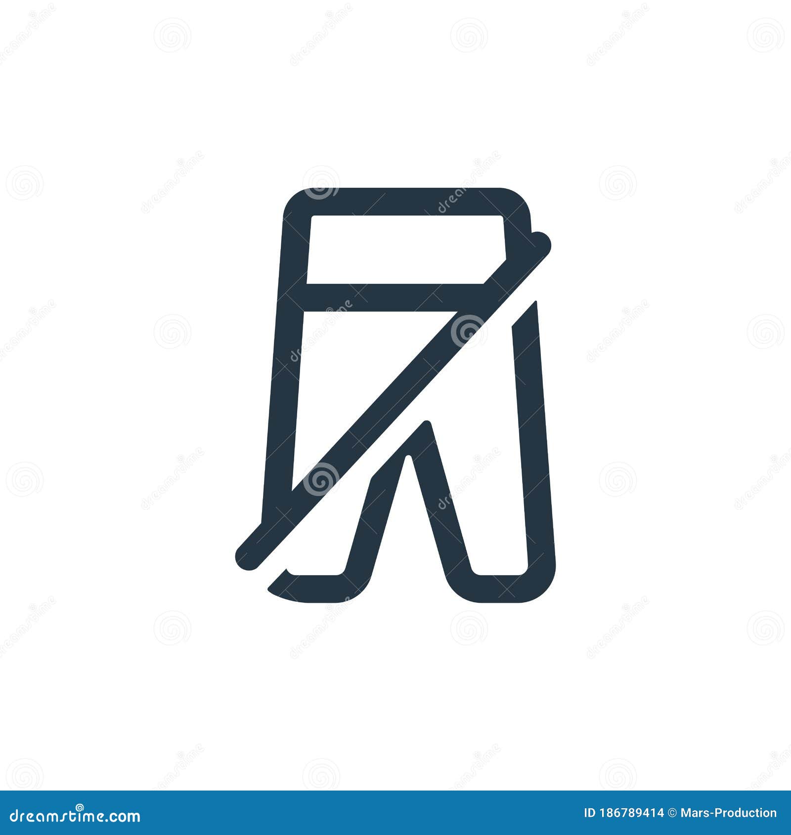 Pants Vector Icon. Pants Editable Stroke. Pants Linear Symbol for Use ...