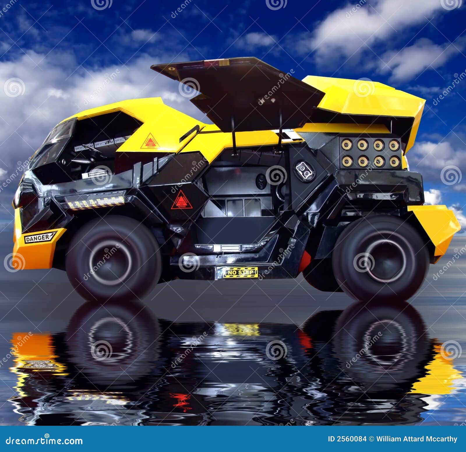 Pantserwagen stock foto. Image of vervoer, snelheid, gepantserd - 2560084