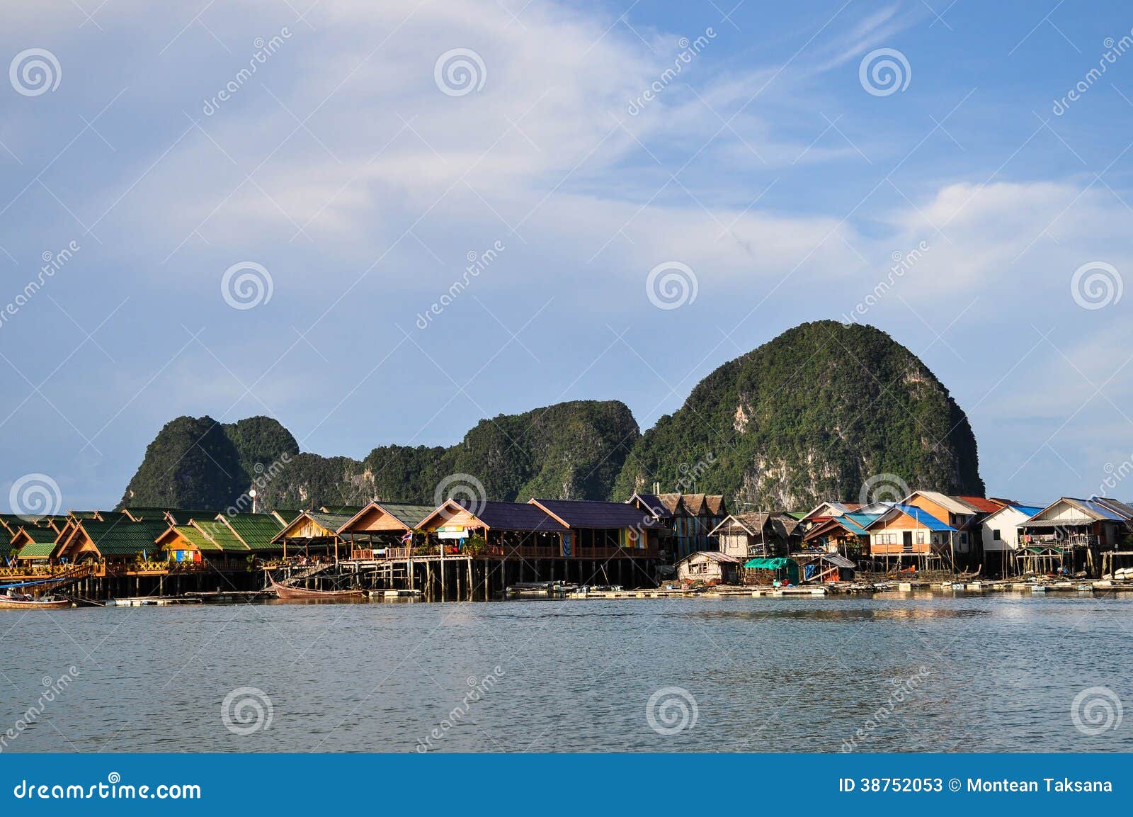 Panyee Island stock image. Image of tranquil, blue, thailand - 38752053