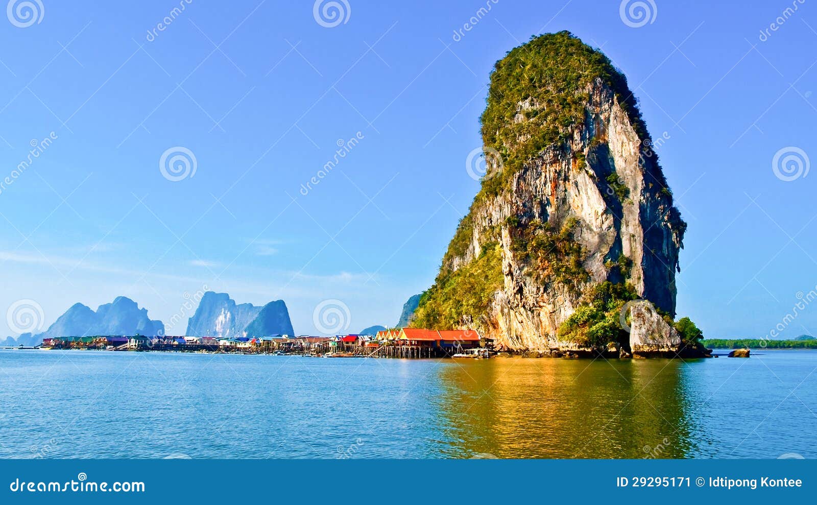Panyi Island at South of Thailand Stock Image - Image of natural ...
