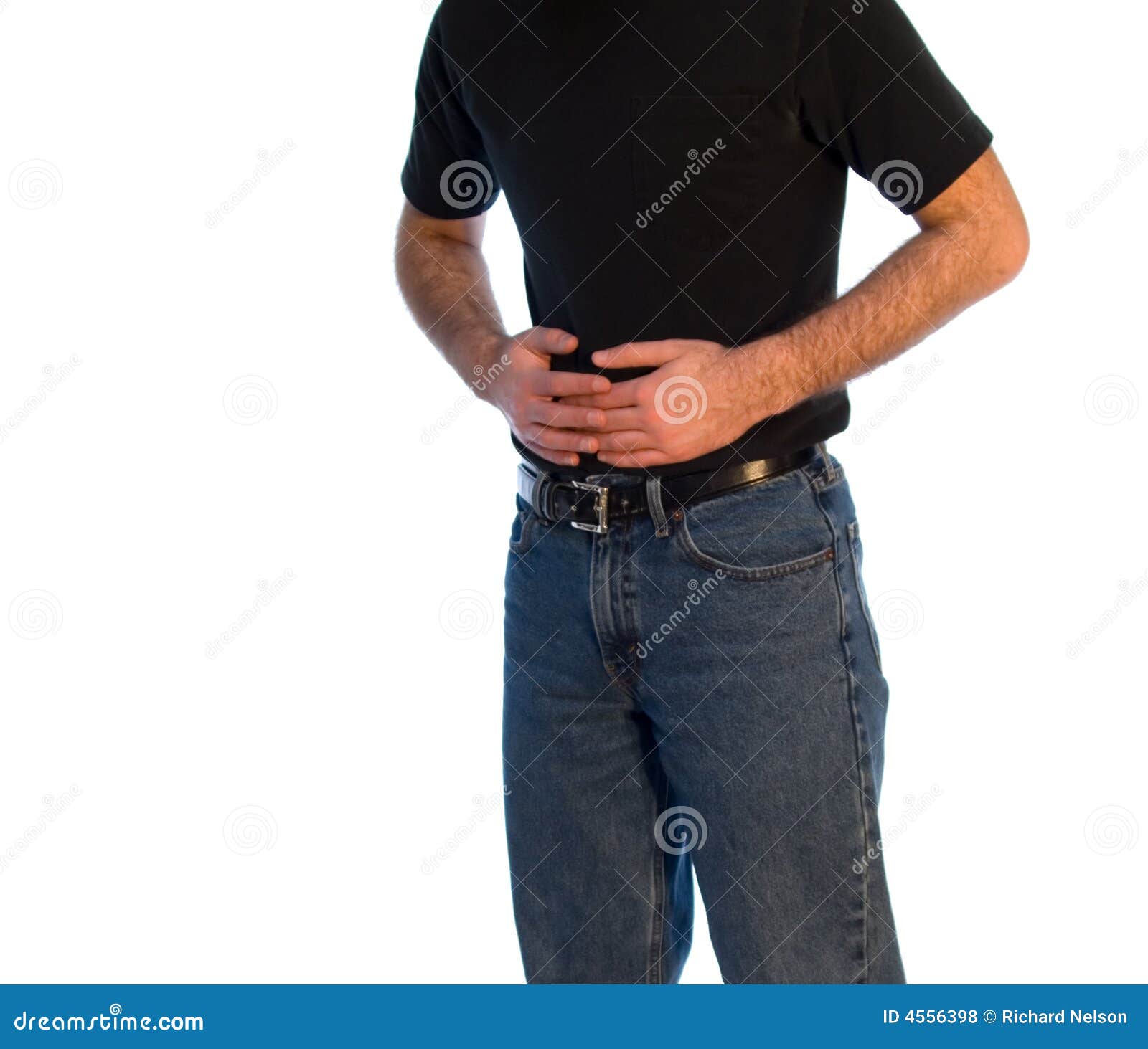 Panza foto de archivo. Imagen de salud, dolor, hambriento - 4556398