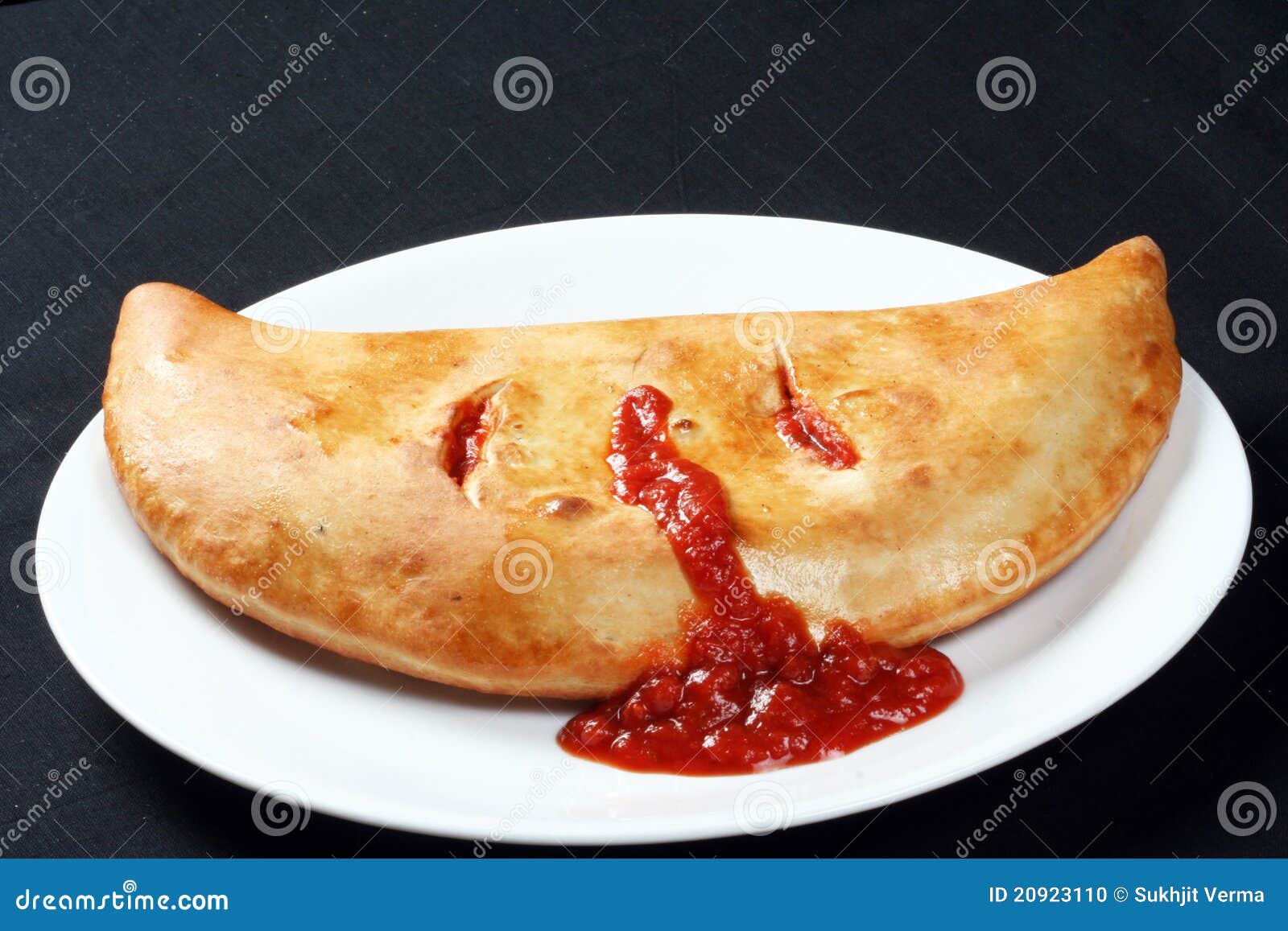 Panzerotti stock photo. Image of crispy, sauce, oily - 20923110