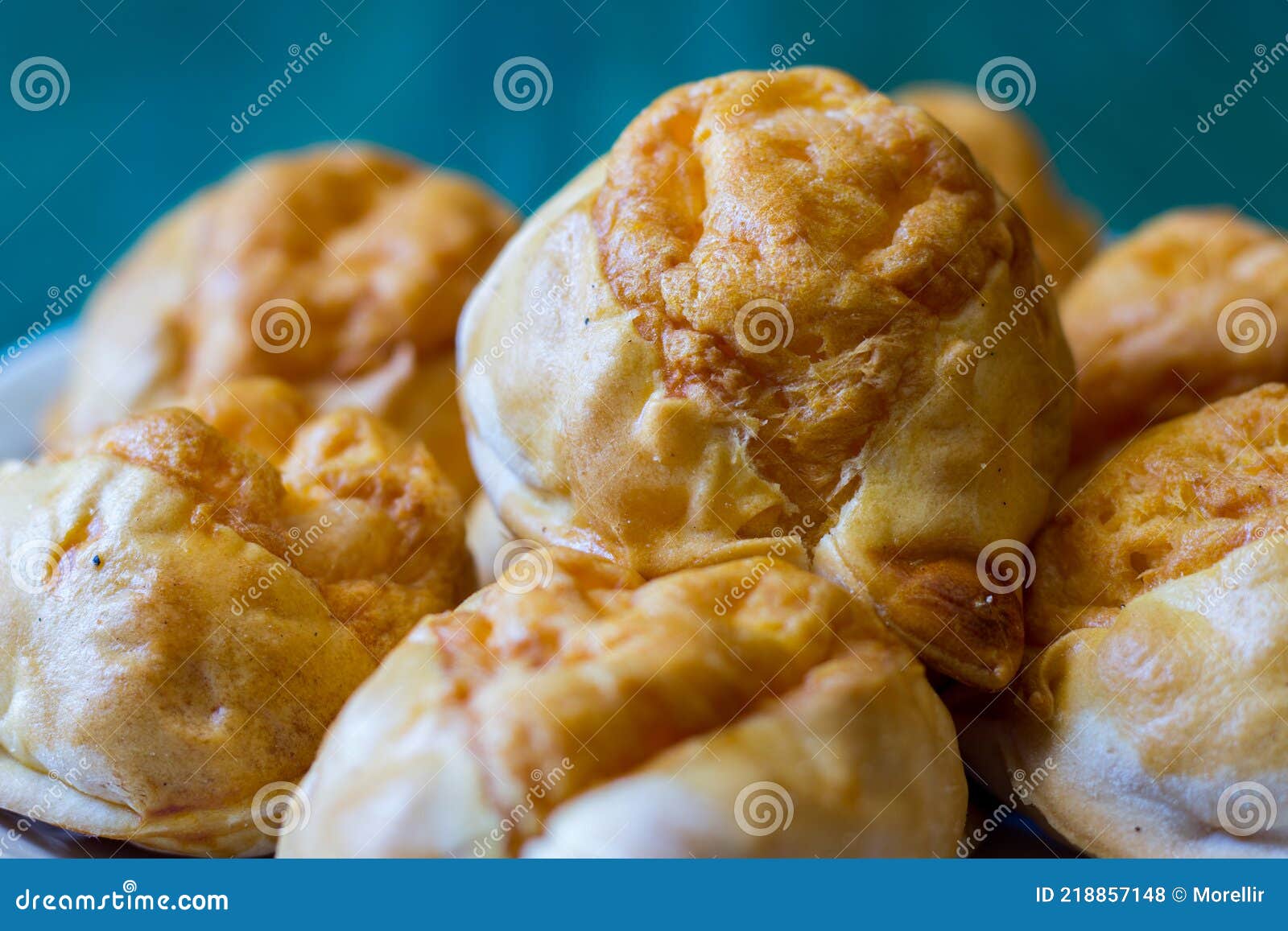 Panzerotti with Cheese, Typical Rustic Crescent-shaped Bells Stock ...