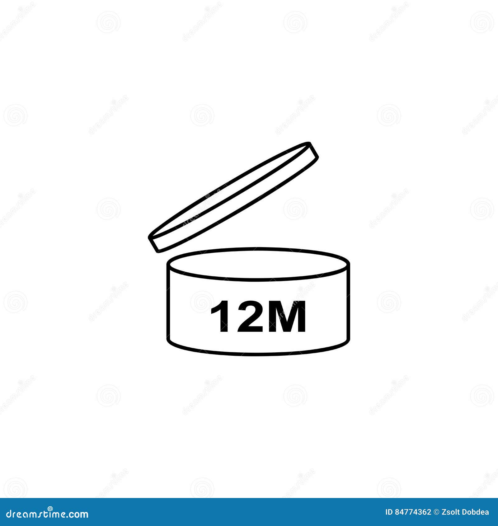 PAO 12M Cosmetics Symbol Vector Design Stock Vector - Illustration of ...