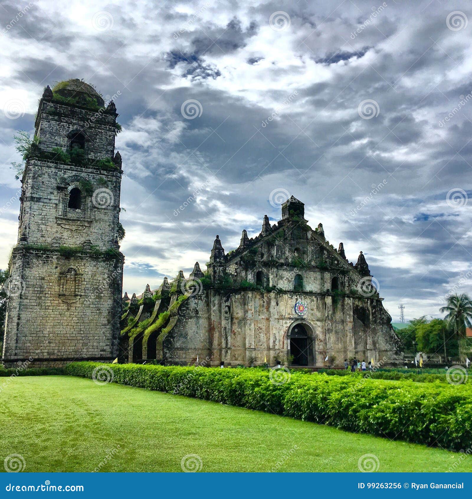 Paoay Church,Philippines stock photo. Image of philippines - 99263256