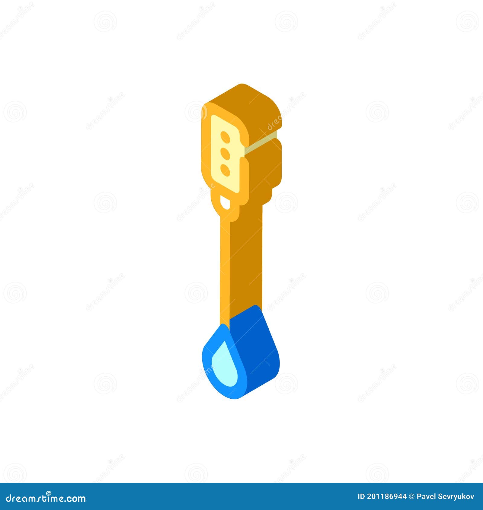 Pap Smear Tool Isometric Icon Vector Illustration Stock Vector ...