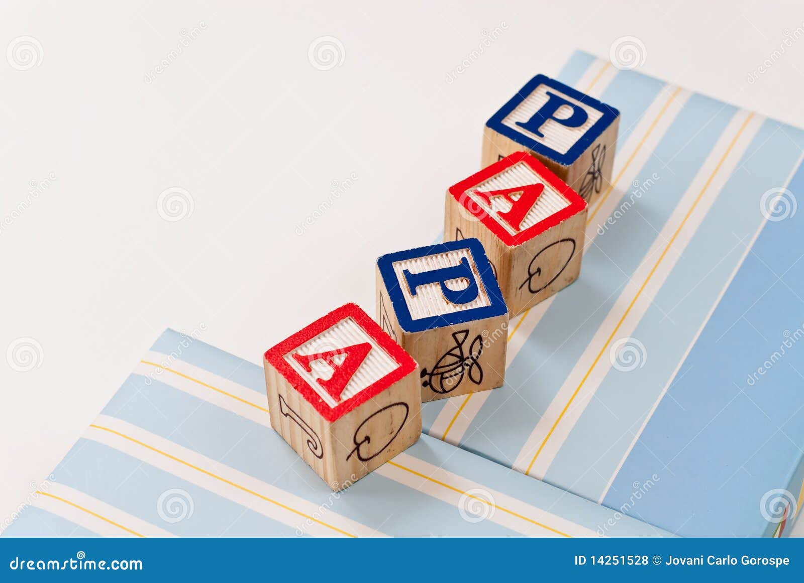 Papa Blocks stock photo. Image of blocks, papa, children - 14251528