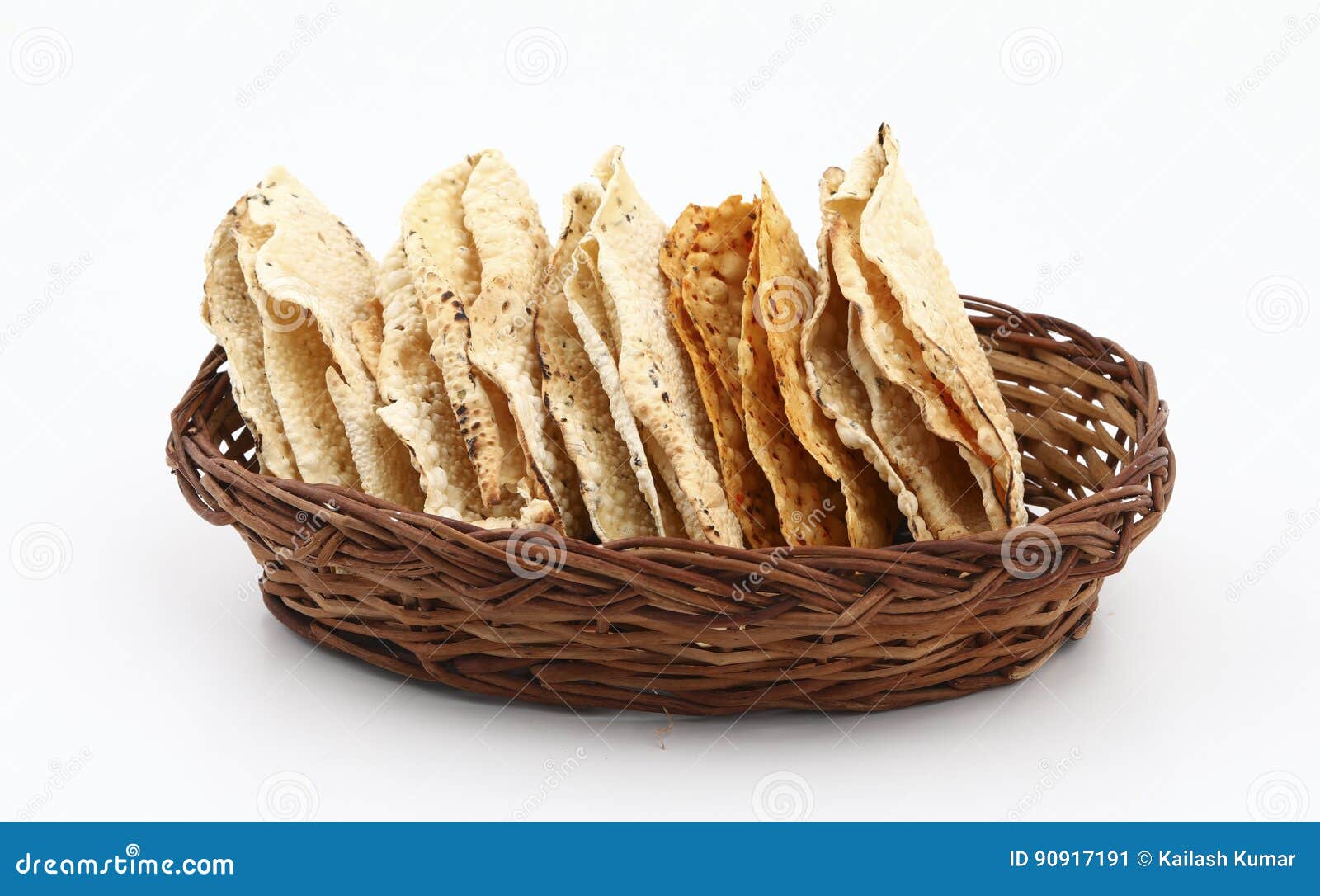 Papad stock image. Image of pile, bread, cuisine, indian - 90917191