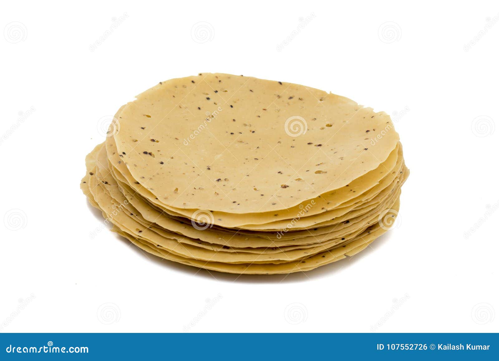 Papad o Khichiya foto de archivo. Imagen de indio, frito - 107552726