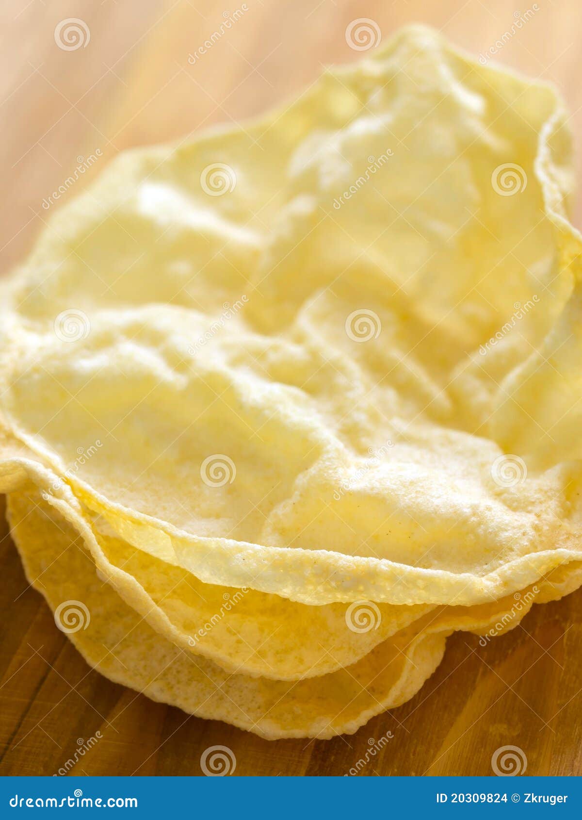 Papadams stock photo. Image of crackers, cuisine, spicy - 20309824