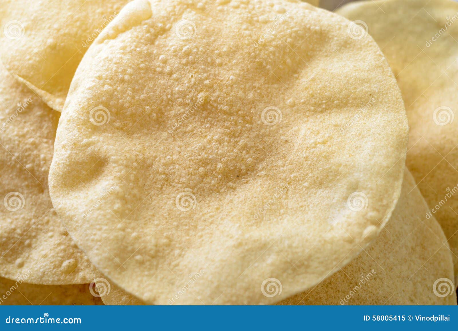 Papadom (fried South Indian Crackers) Stock Image - Image of asian ...