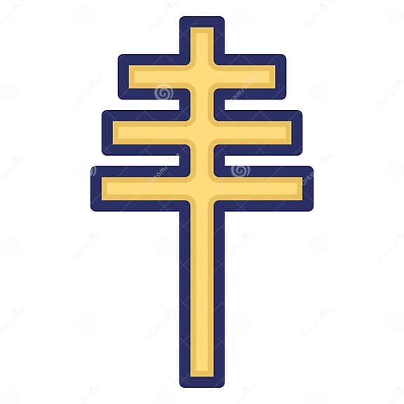 Papal Isolated Vector Icon Which Can Easily Modify or Edit Stock Vector ...