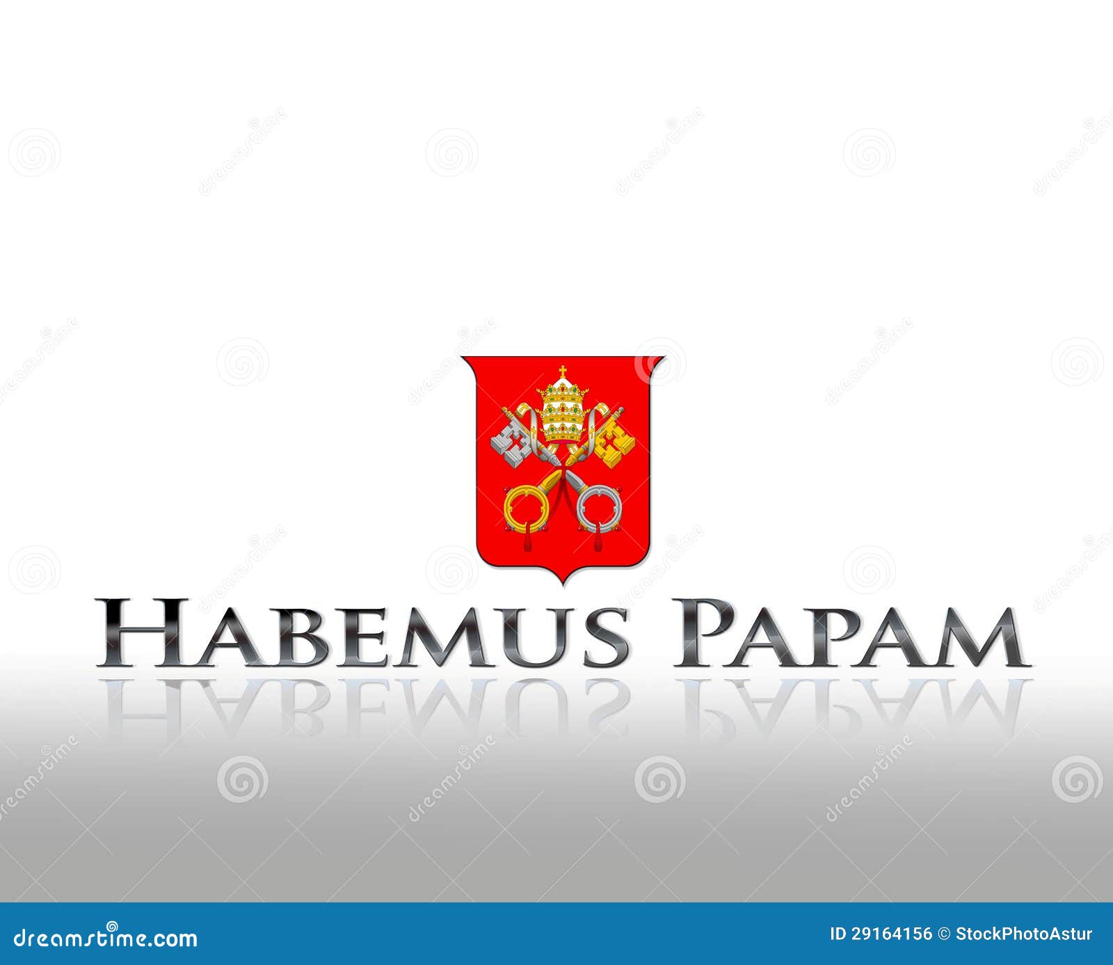 Papam de Habemus. ilustração stock. Ilustração de roma - 29164156