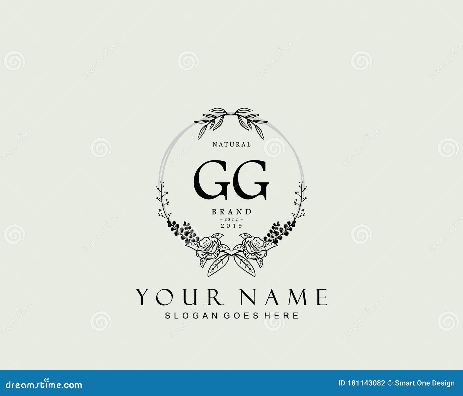 Initial GG Signature Logo Template Vector Stock Vector - Illustration ...