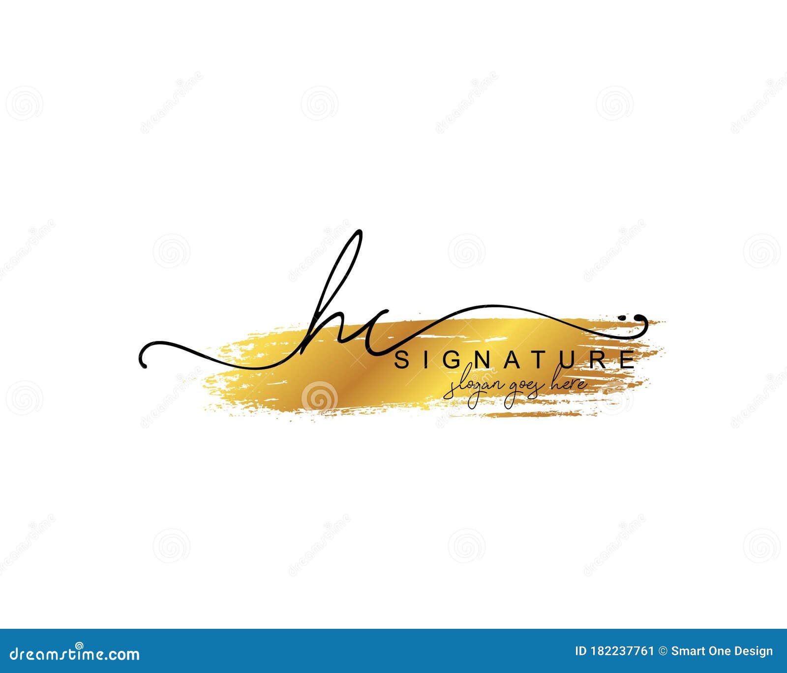 Initial HC Signature Logo Template Vector Stock Vector - Illustration ...