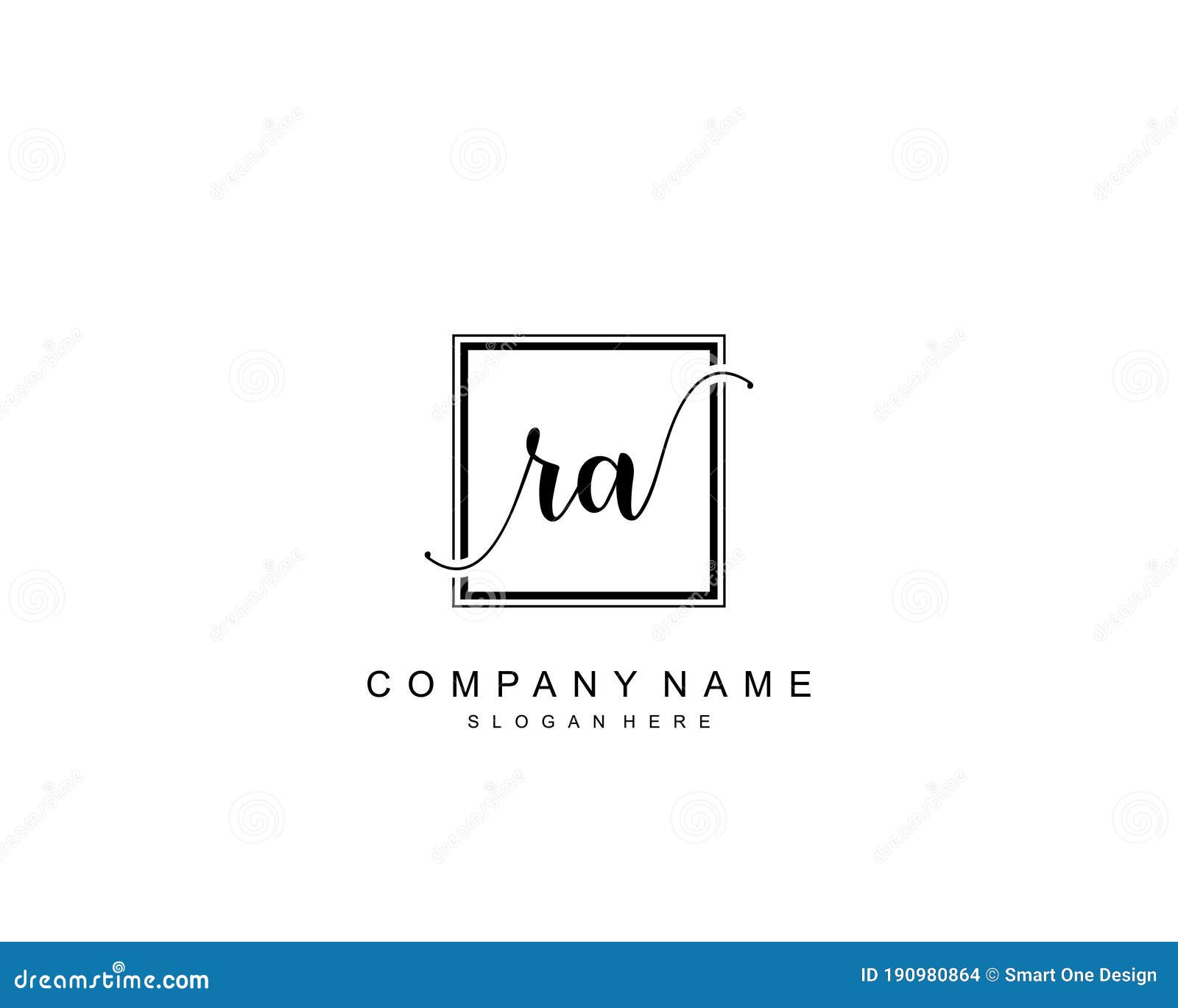 RA Signature Logo Template Vector Stock Vector - Illustration of ...