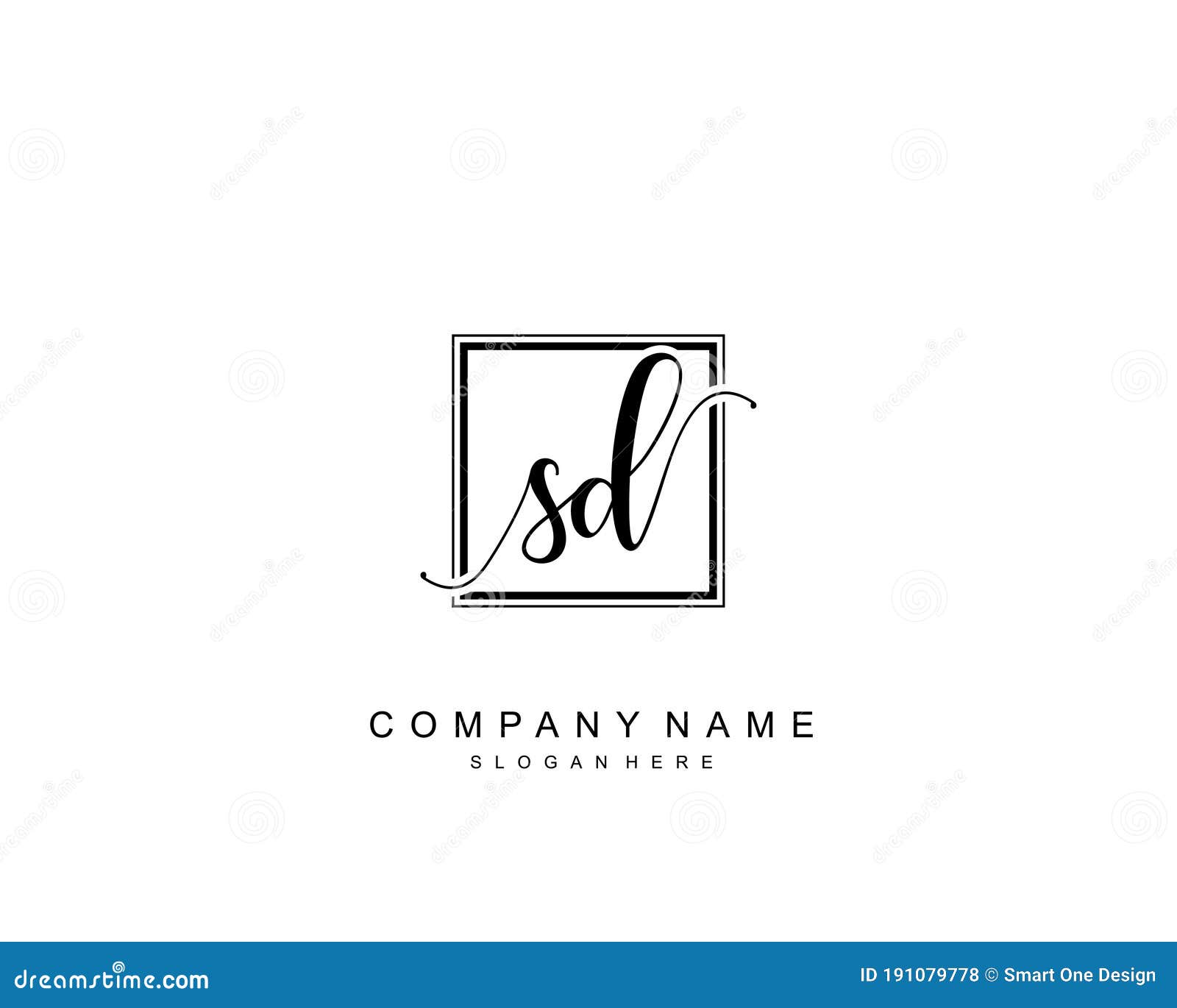 SD Signature Logo Template Vector Stock Vector - Illustration of ...