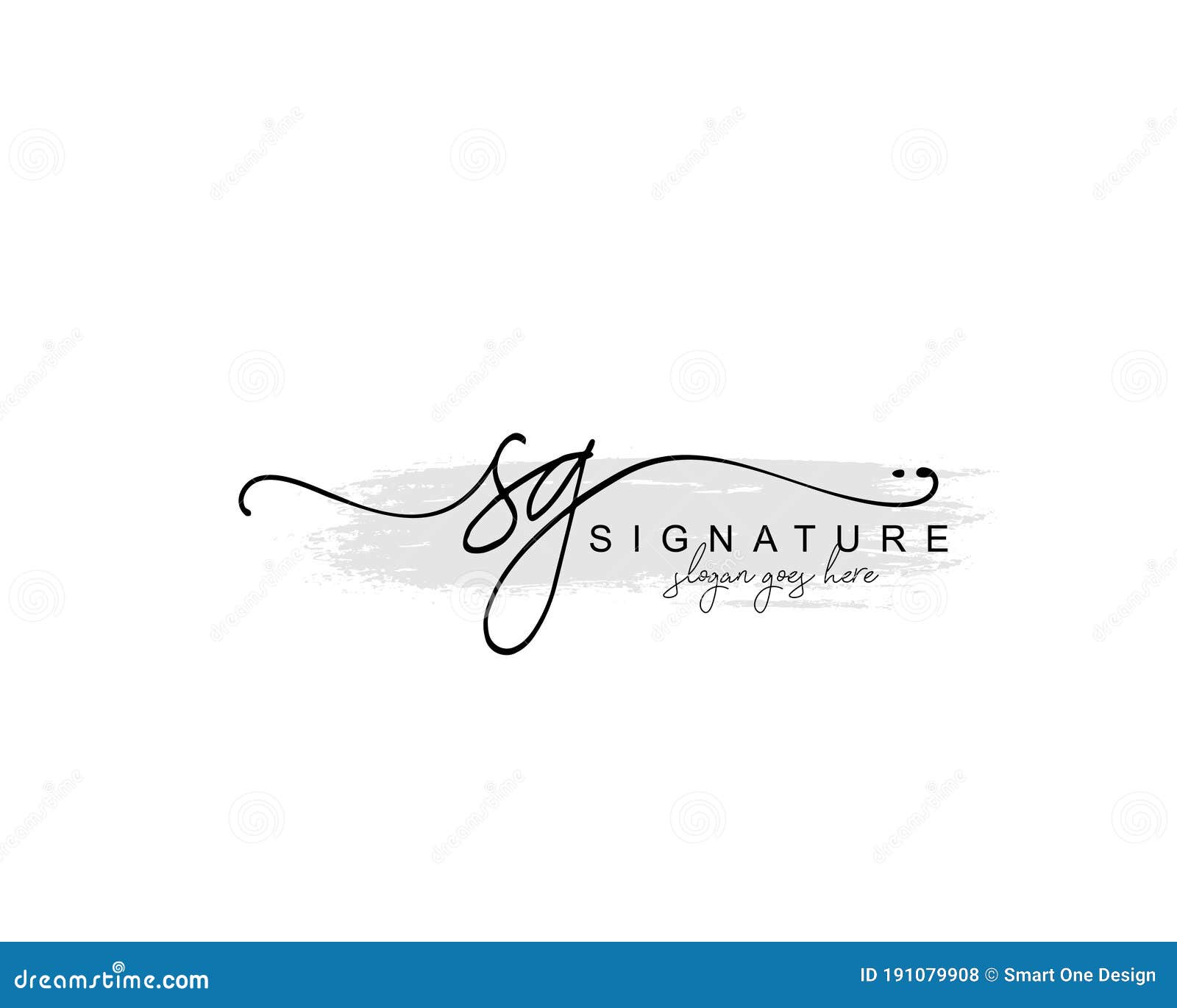 SG Signature Logo Template Vector Stock Vector - Illustration of ...