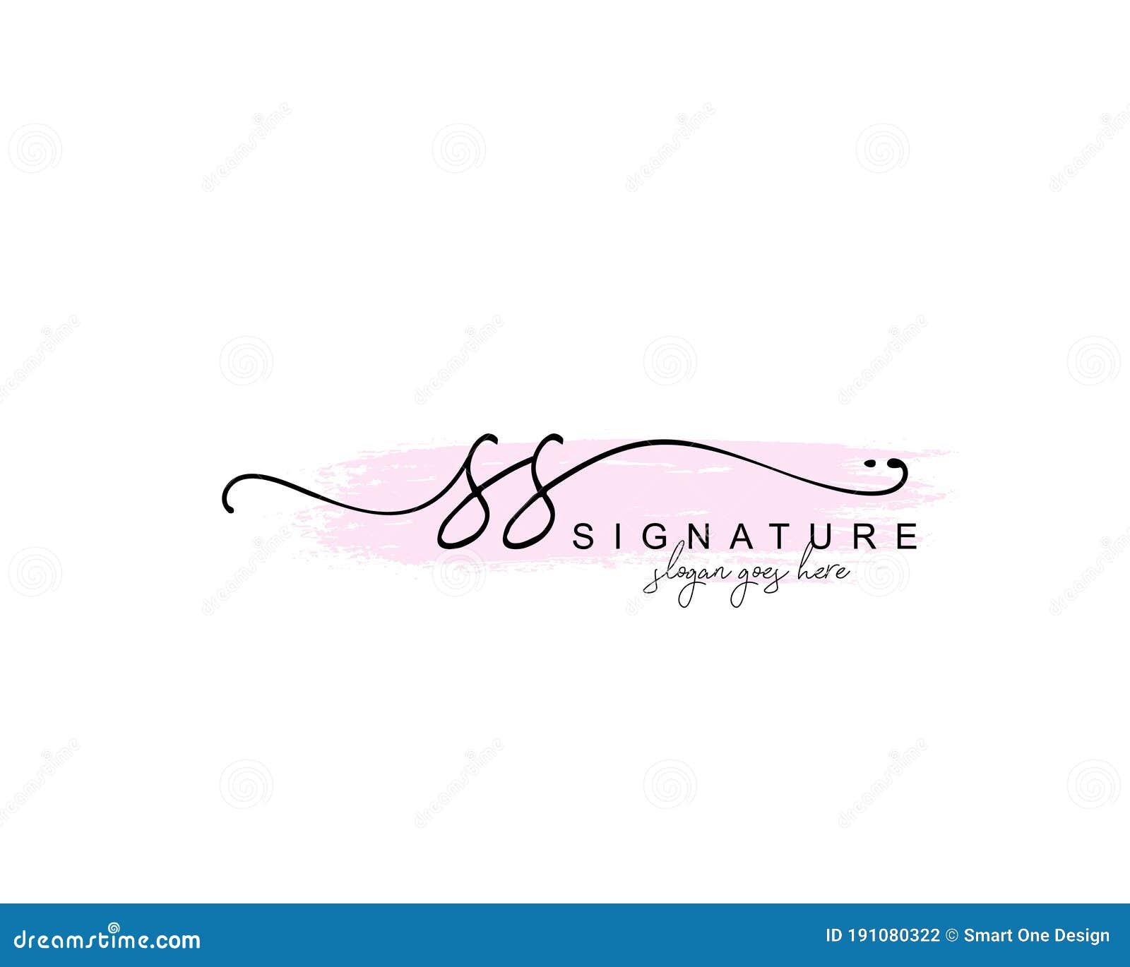 SS Signature Logo Template Vector Stock Vector - Illustration of ...