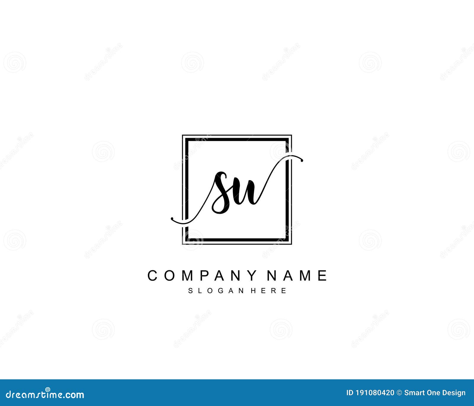 SU Signature Logo Template Vector Stock Vector - Illustration of design ...
