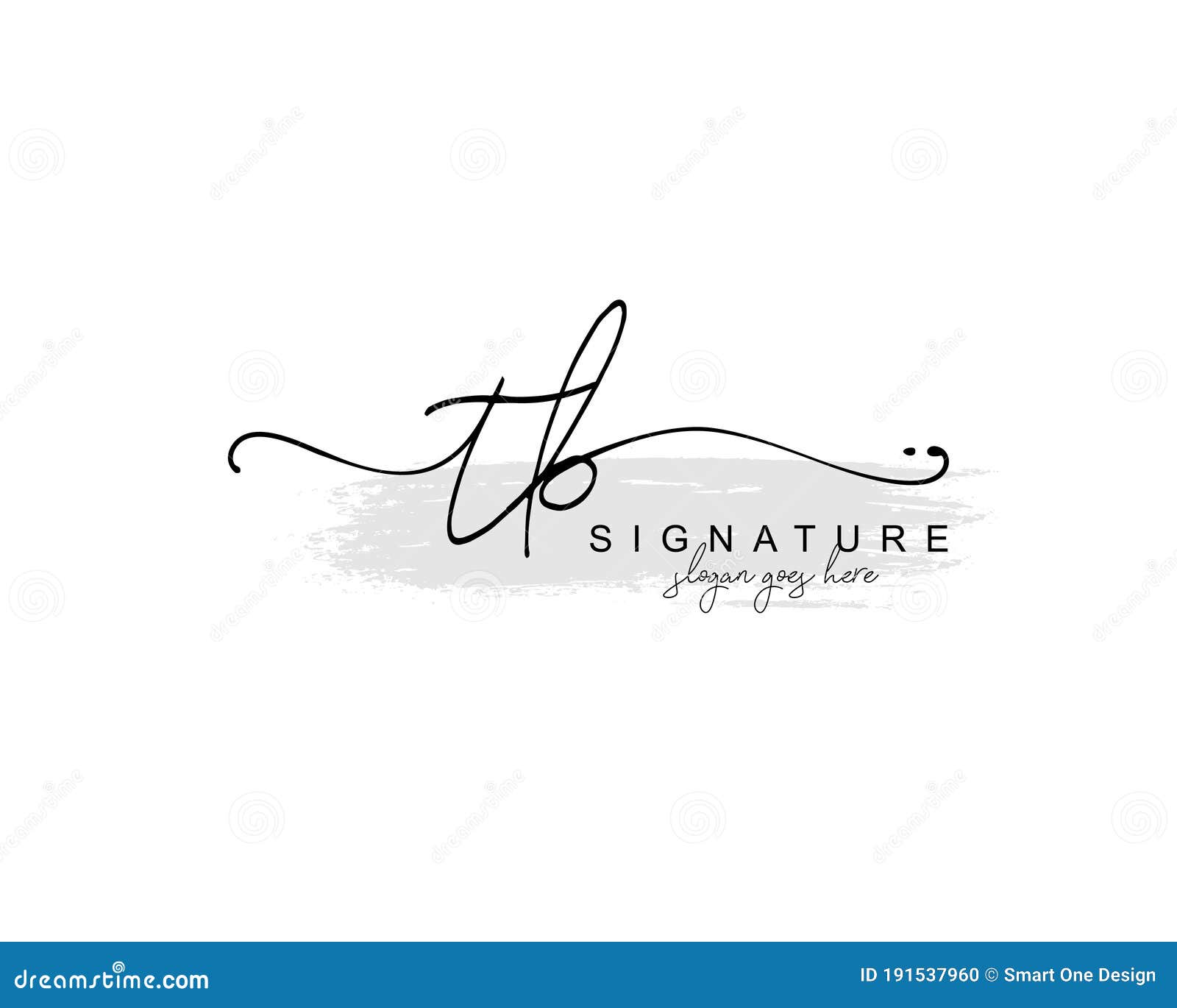 TB Signature Logo Template Vector Stock Vector - Illustration of design ...