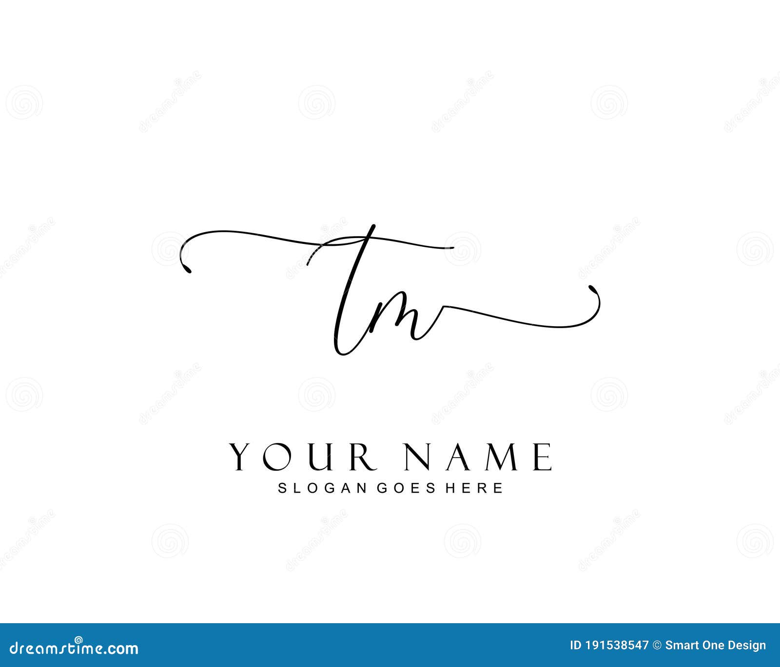 TM Signature Logo Template Vector Stock Vector - Illustration of ...