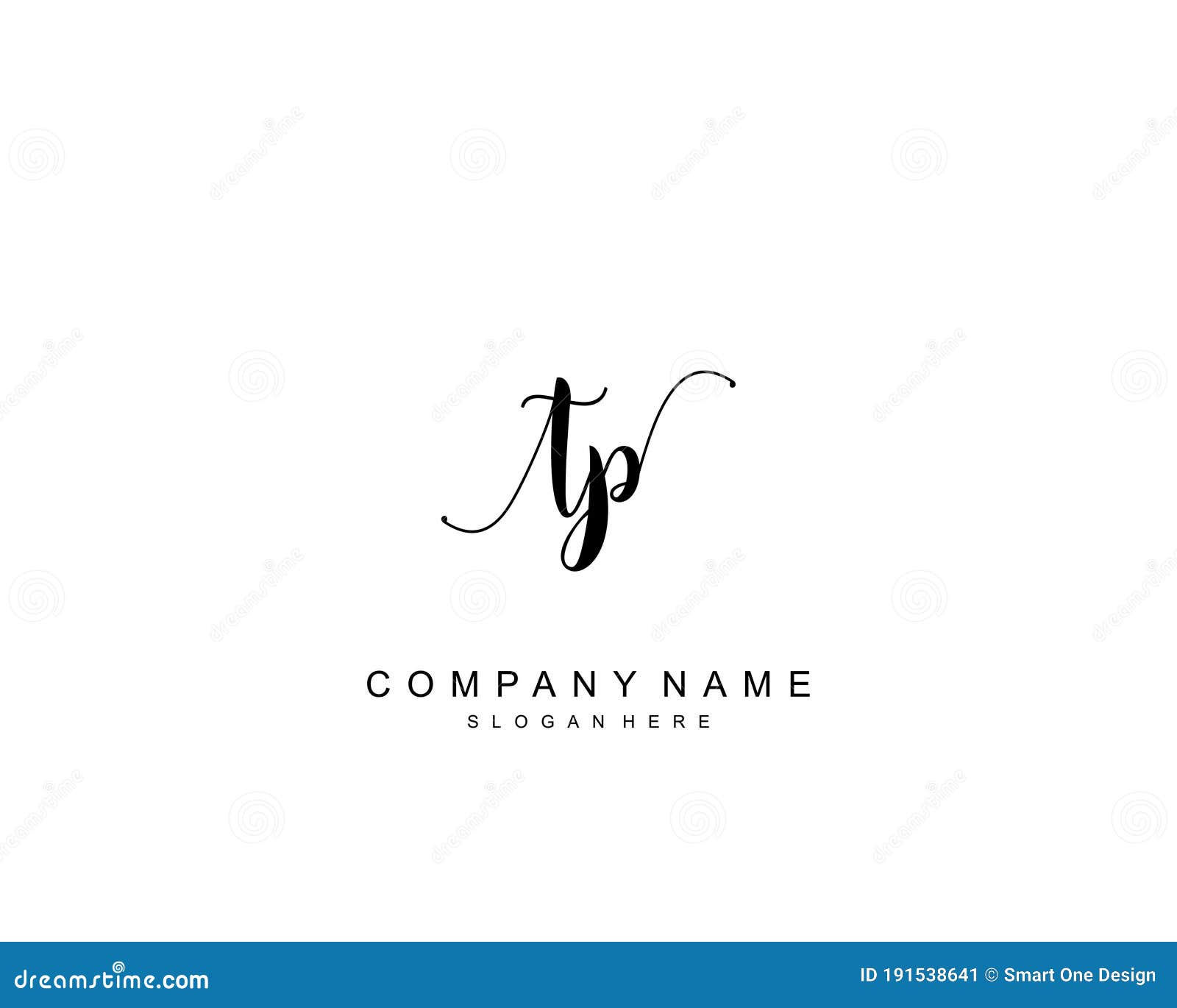 TP Signature Logo Template Vector Stock Vector - Illustration of ...