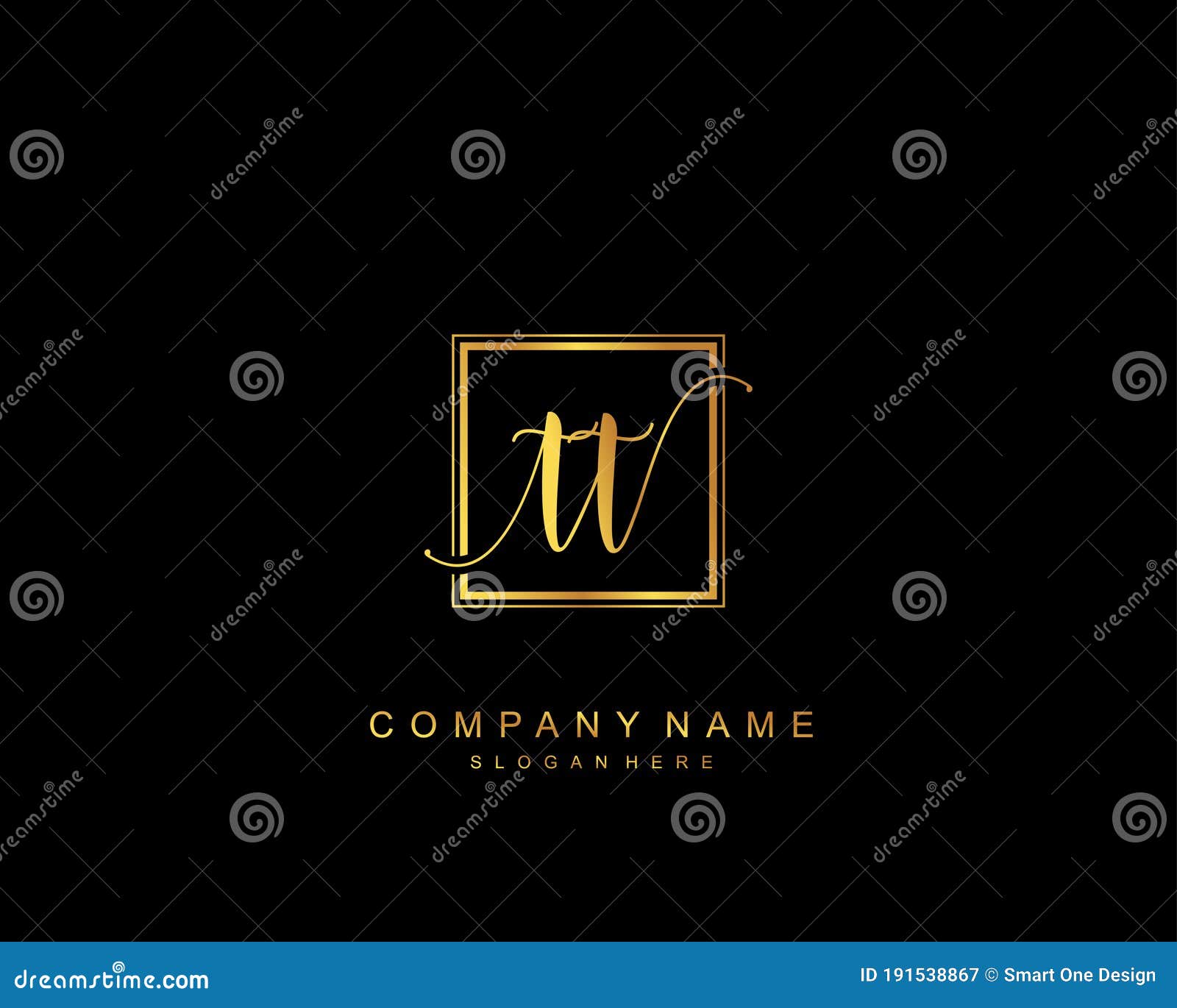 TT Signature Logo Template Vector Stock Vector - Illustration of ...