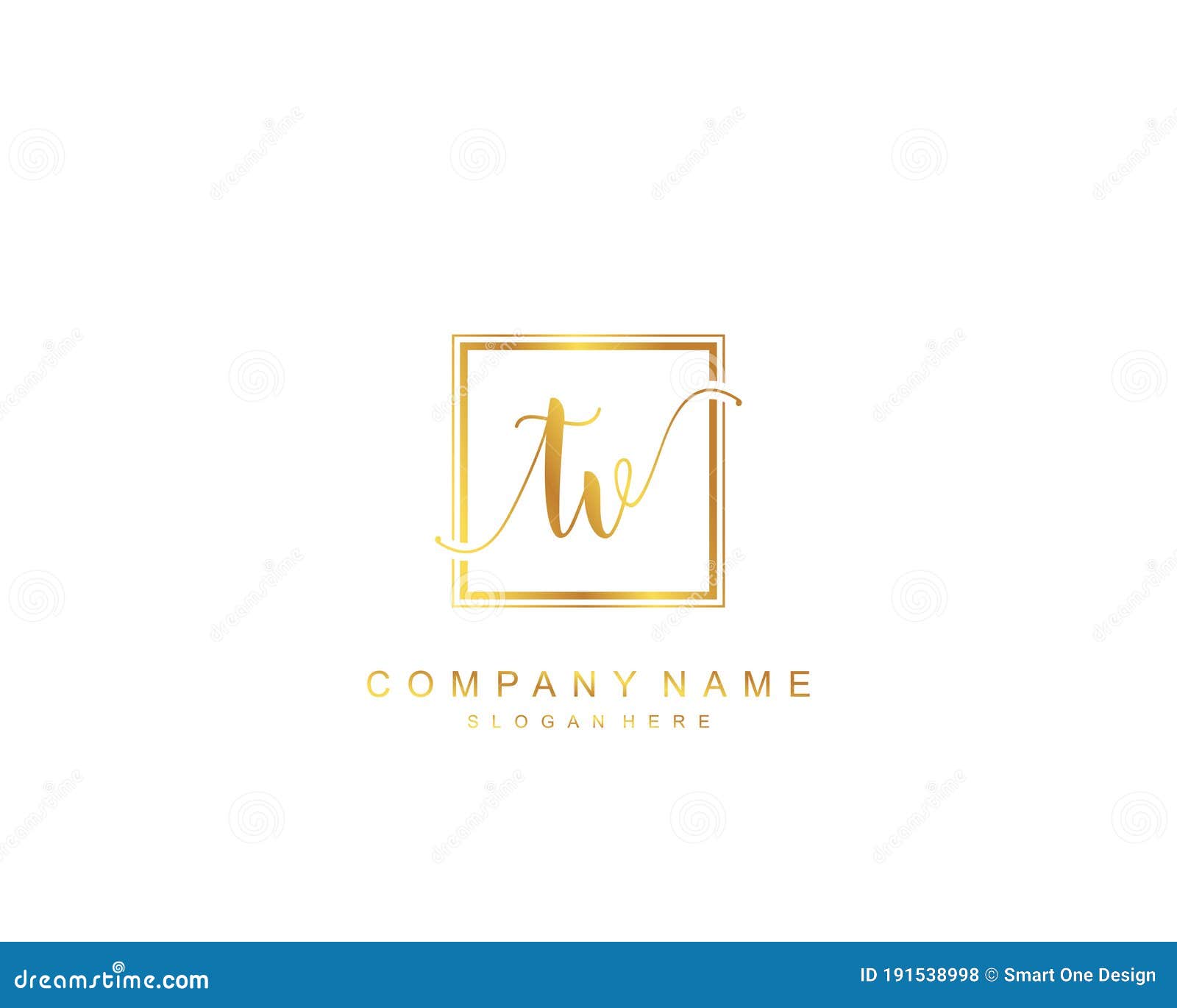TV Signature Logo Template Vector Stock Vector - Illustration of ...