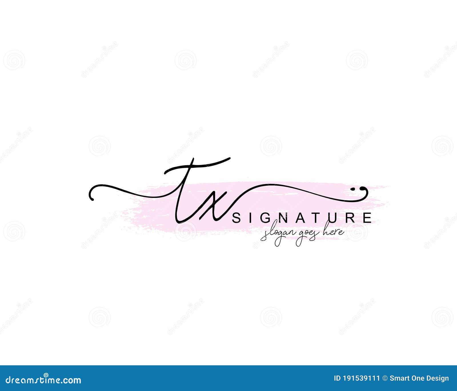 TX Signature Logo Template Vector Stock Vector - Illustration of letter ...