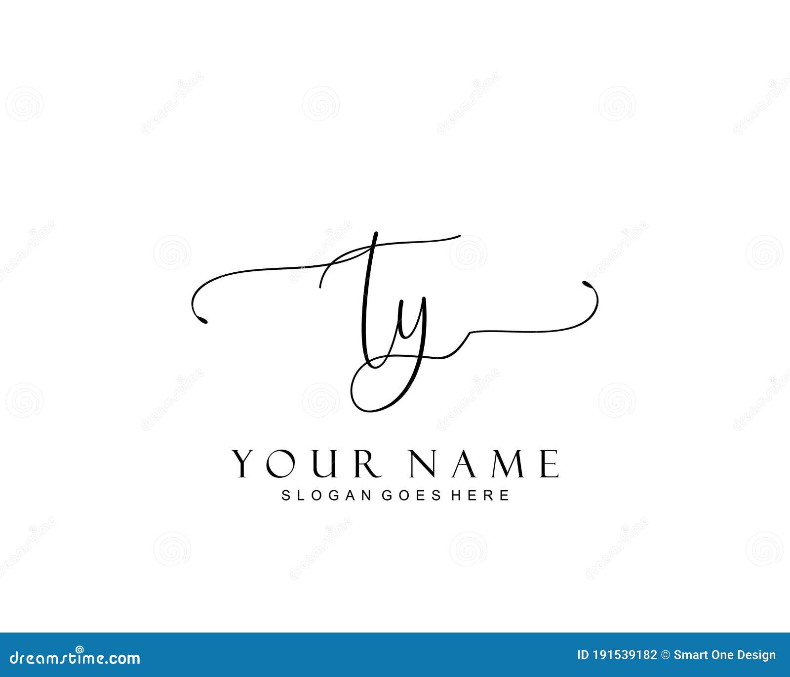 TY Signature Logo Template Vector Stock Vector - Illustration of letter ...