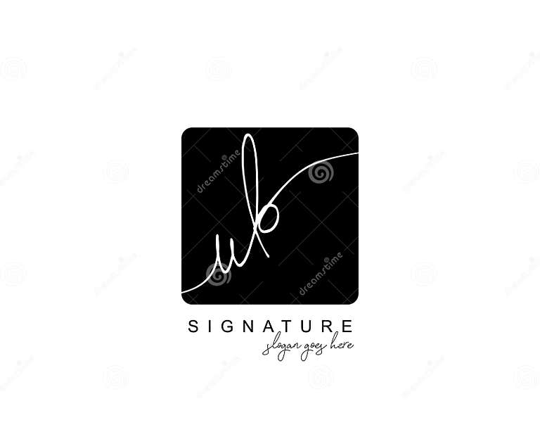 UB Signature Logo Template Vector Stock Vector - Illustration of gold ...