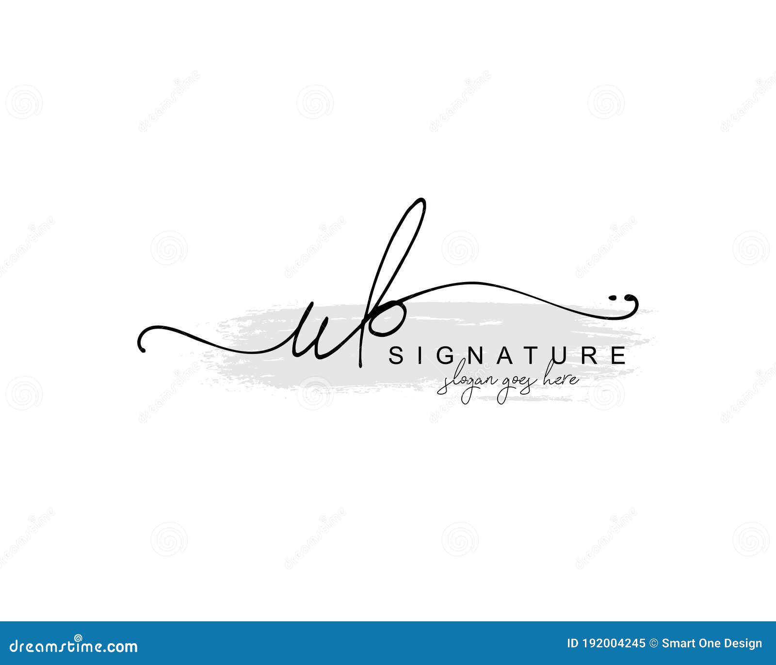 UB Signature Logo Template Vector Stock Vector - Illustration of ...