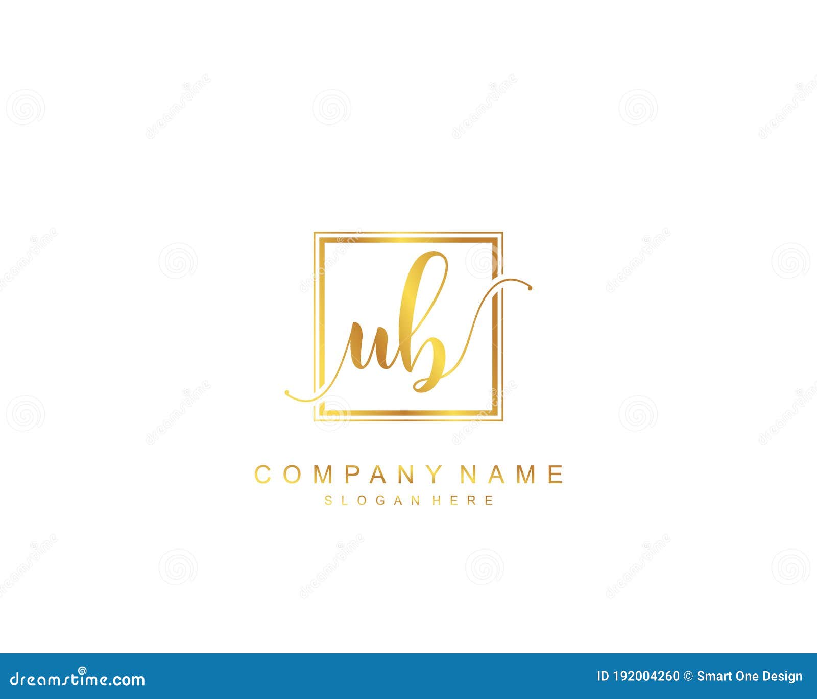 UB Signature Logo Template Vector Stock Vector - Illustration of luxury ...