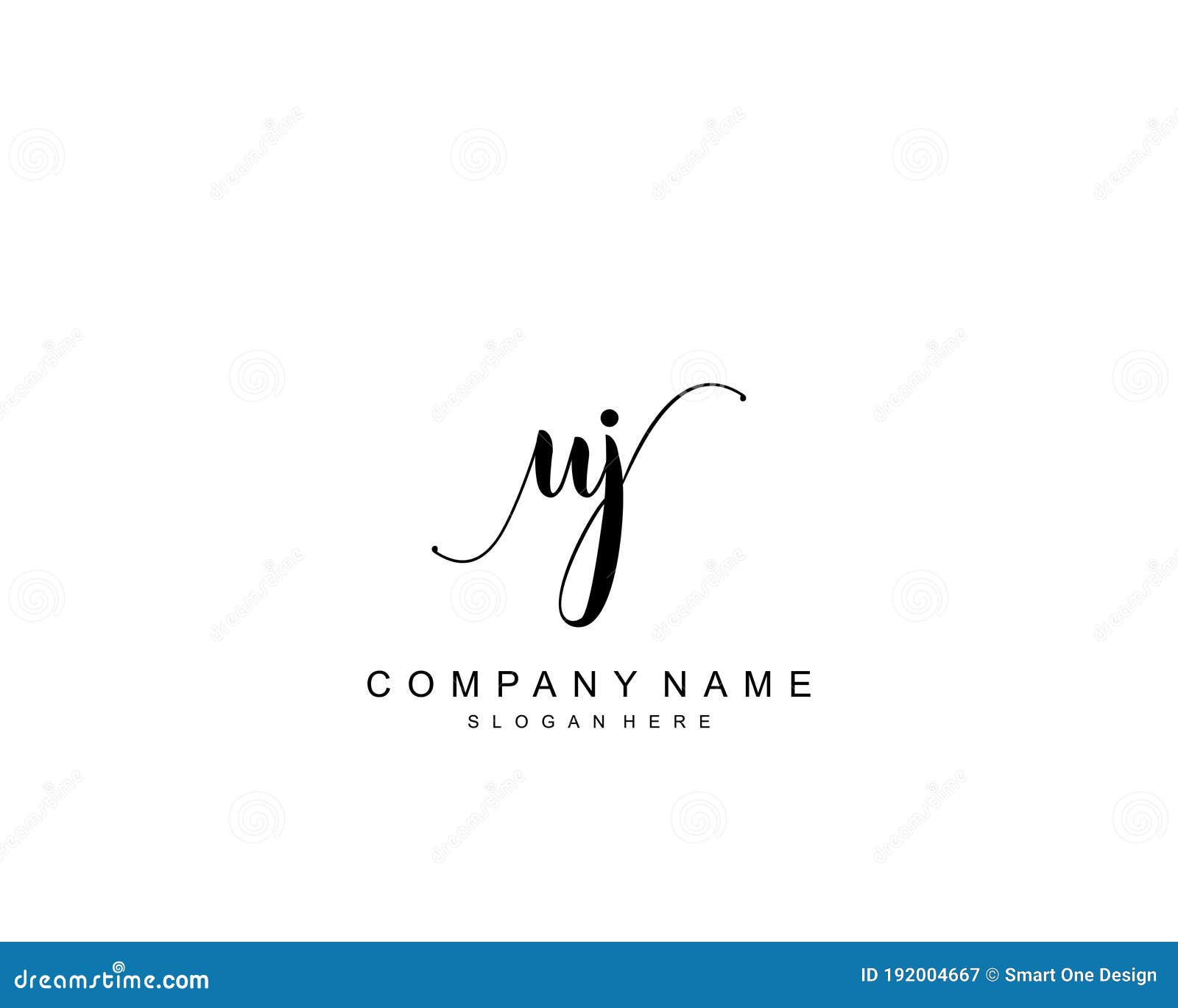 UJ Signature Logo Template Vector Stock Vector - Illustration of gold ...