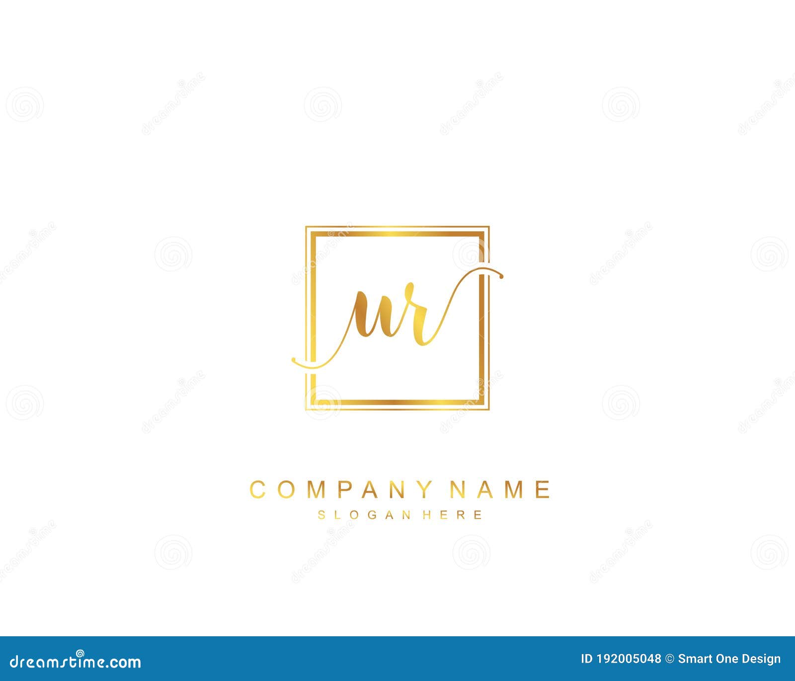 UR Signature Logo Template Vector Stock Vector - Illustration of ...
