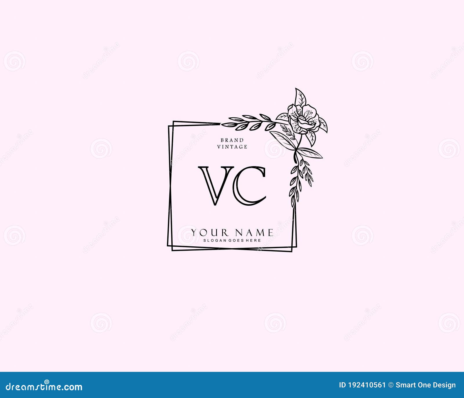 VC Signature Logo Template Vector Stock Vector - Illustration of ...