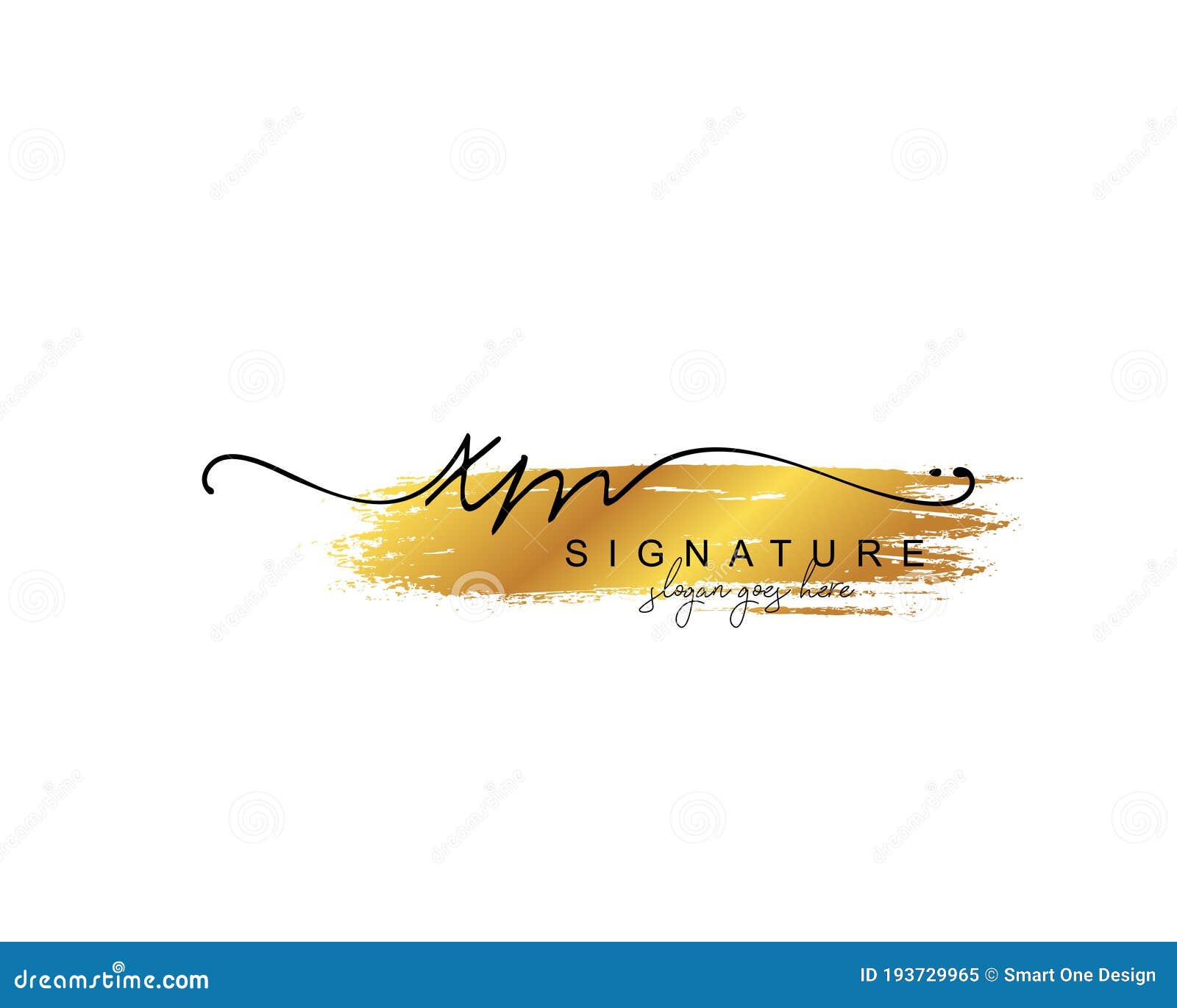 XM Signature Logo Template Vector Stock Vector - Illustration of ...
