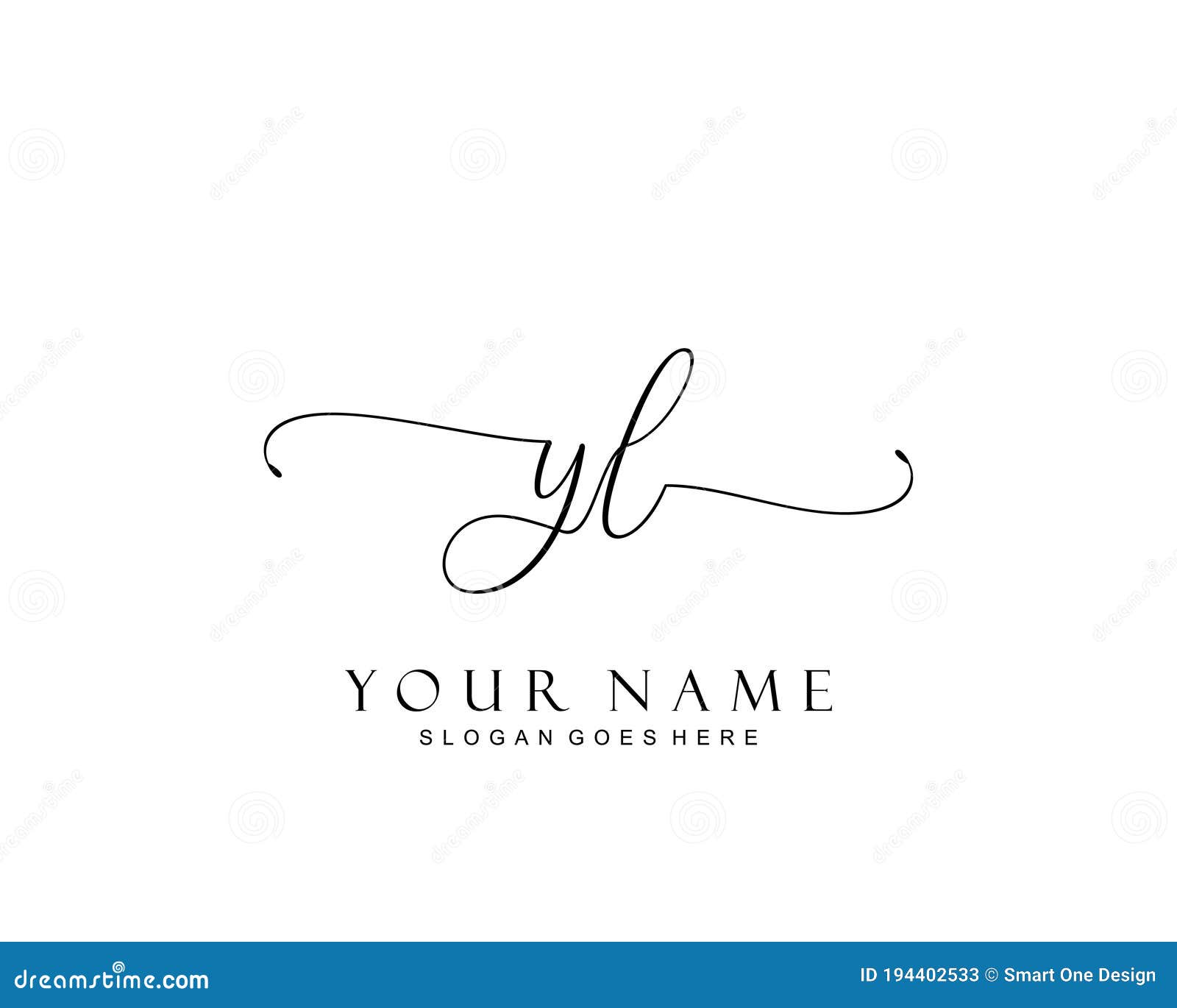 YL Signature Logo Template Vector Stock Vector - Illustration of ...